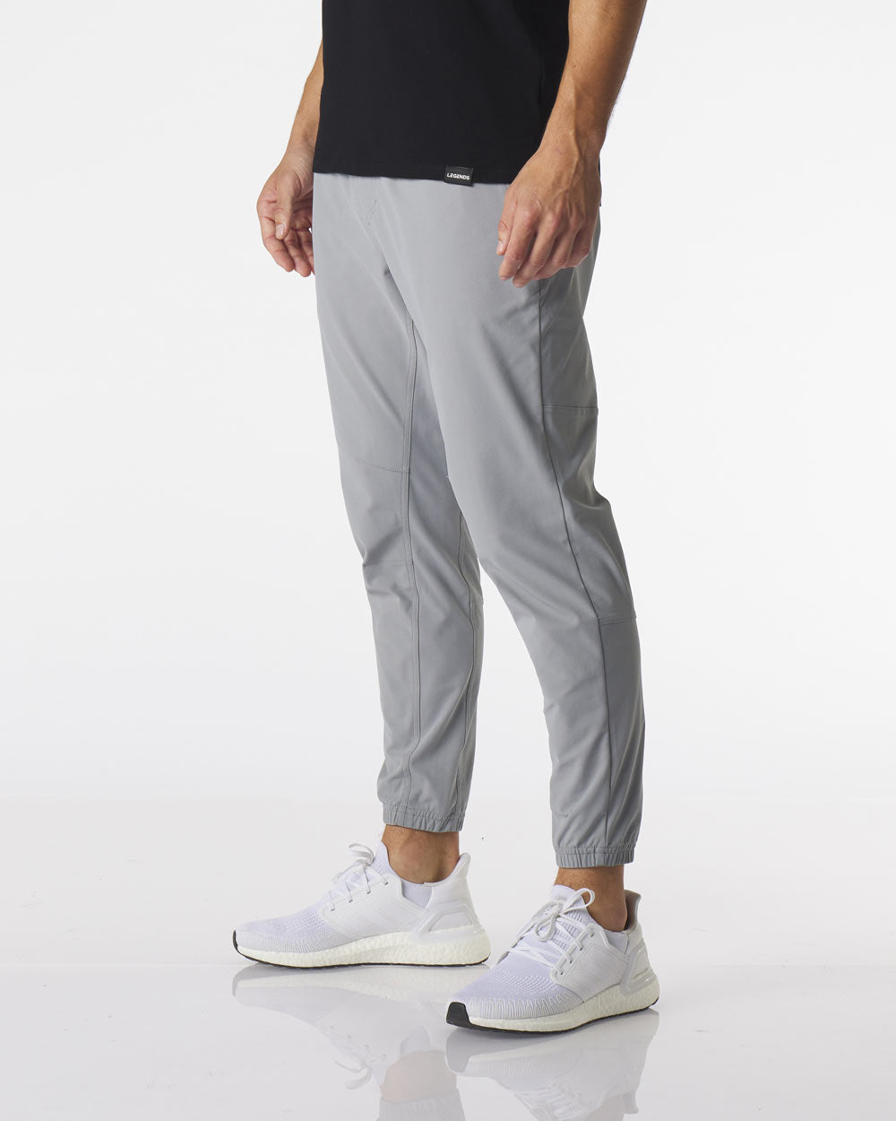 Aviation Tee Curved Hem Black – Legends